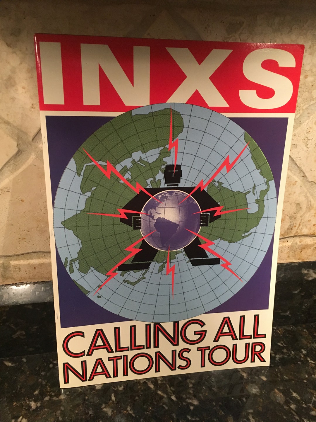 INXS - "calling All Nations" Tour Book Program 1987-88 - Vintage Rare ...