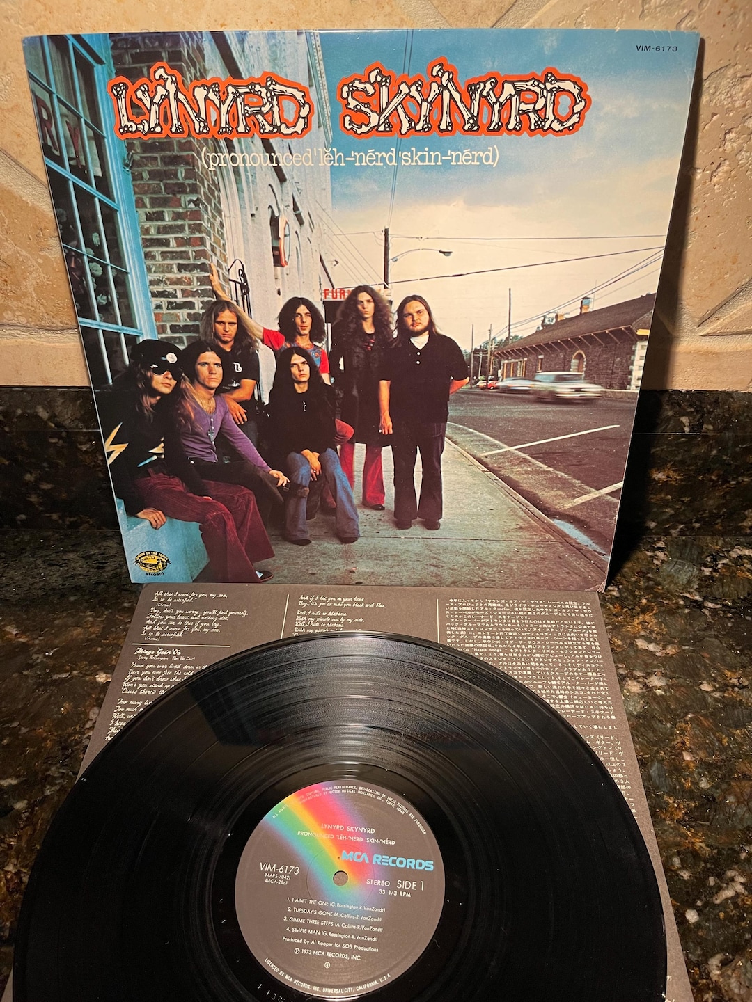 Lynyrd Skynyrd pronounced Leh-nerd Skin-nerd Vinyl LP Japanese Vintage ...