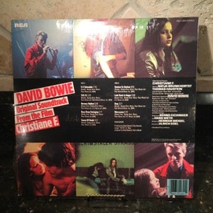DAVID BOWIE Christiane F Soundtrack Rare Vintage Vinyl Lp Sealed NOS ...