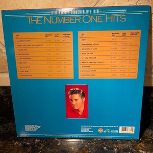 Elvis Presley - "the Number One Hits" - LP Vinyl Record - Near Mint - Etsy