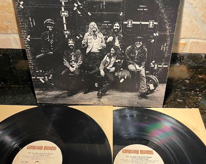 Allman Brothers "live at Fillmore East" - 1970's- Vinyl Record LP Vg+ ...