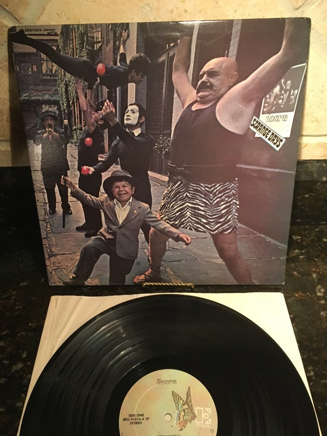 The Doors strange Days Vintage Vinyl Record Near Mint Jim Morrison Free ...