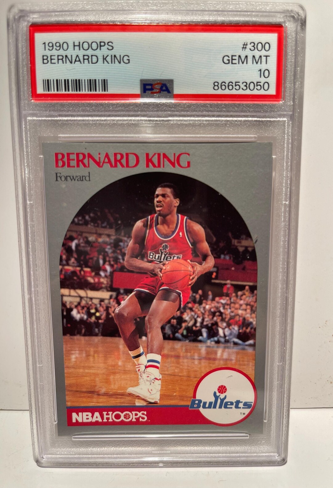 Bernard King 1990 Hoops PSA 10 Washington Bullets Gem Mint Rare ...