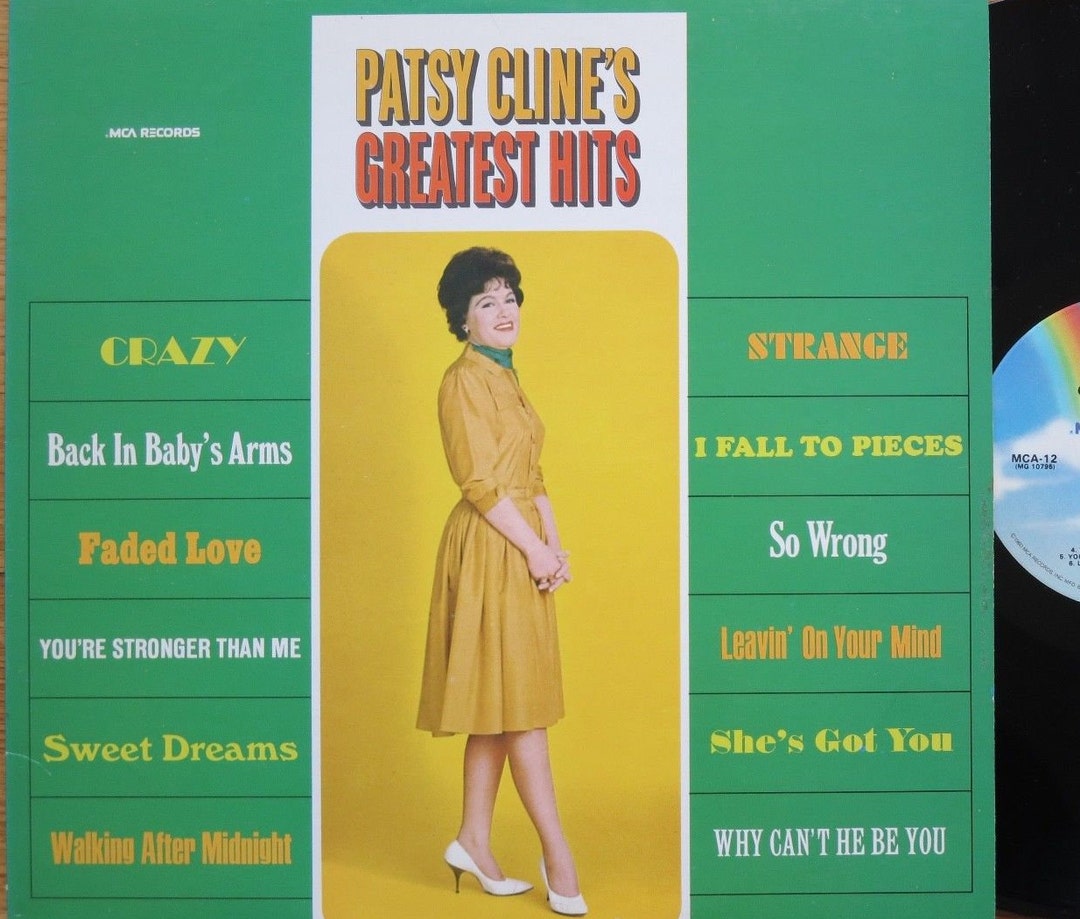Patsy Cline greatest Hits Vintage Pressing LP Vinyl Record Excellent ...
