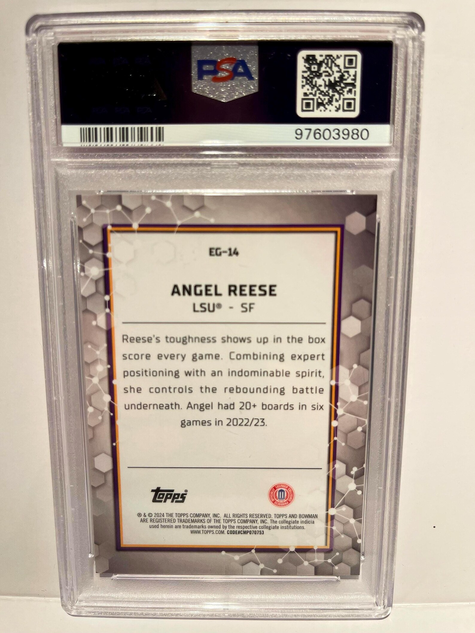 Angel Reese 2023 Bowman U Best Elements Game Gold Refractor Rookie Card ...