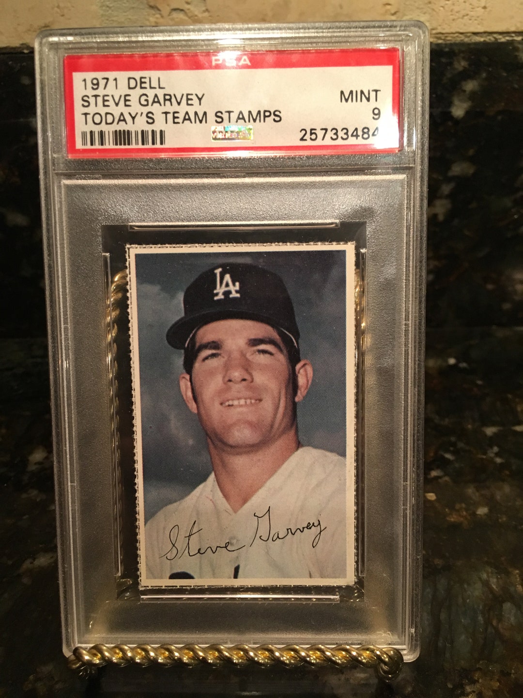 Steve Garvey 1971 Dell Team Stamps Graded Authenticated - Etsy UK