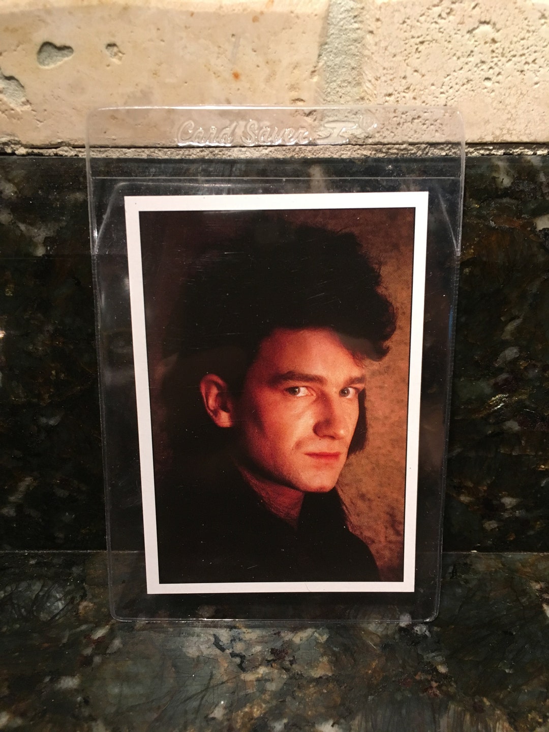 Bono U2 1987 Panini Smash Hits Oversized Sticker - Rare - Etsy