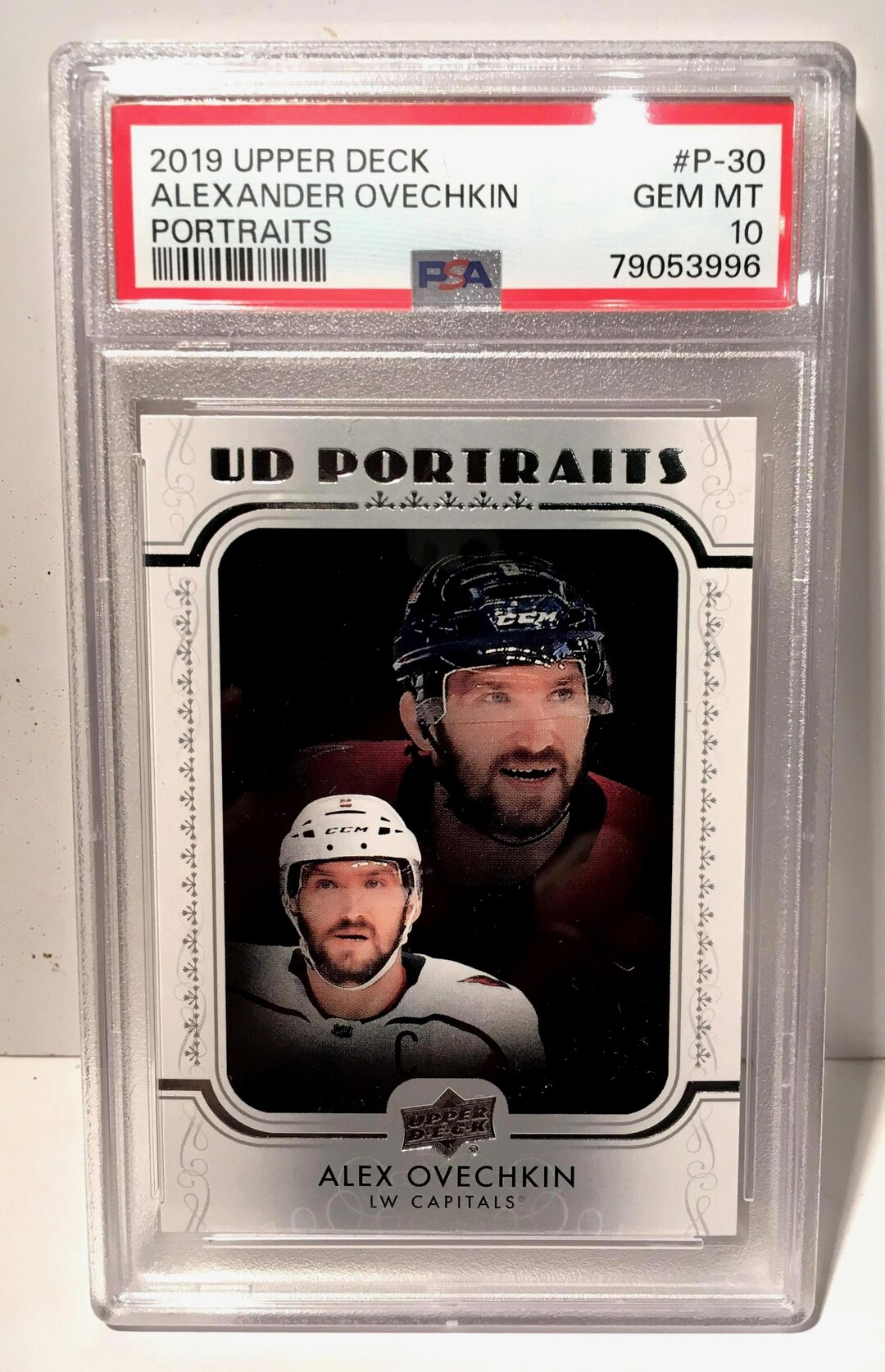 2019 Upper Deck Portraits Alex Ovechkin PSA 10 - Graded Encased - Etsy