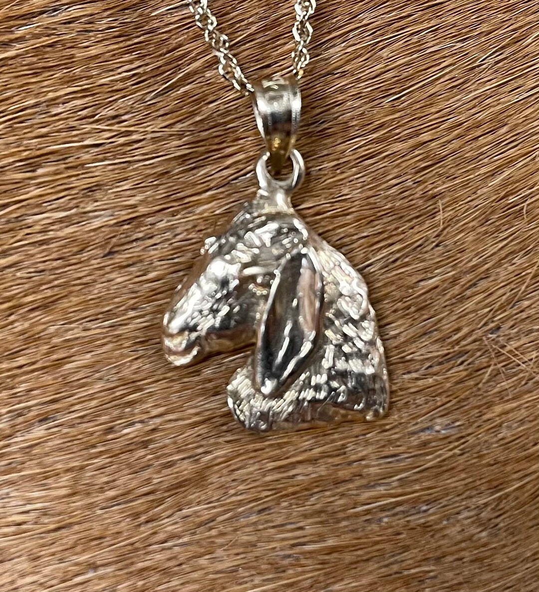 Goat Jewelry, Goat Necklace, 14kt Solid Gold Boer Goat Head Necklace on ...
