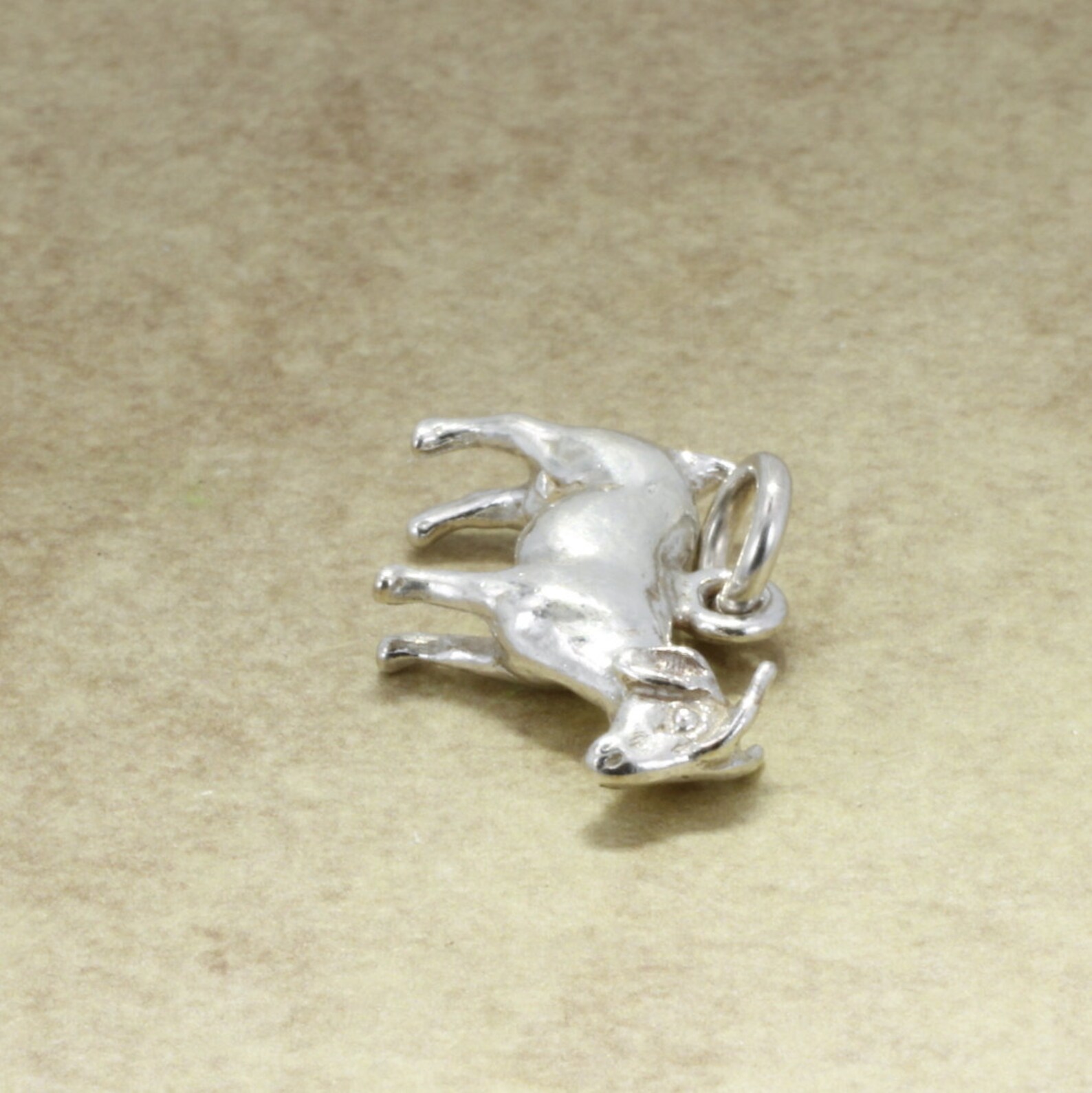 Silver Goat Charm for Her 925 Sterling Silver Boer Goat | Etsy