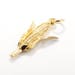 14kt Gold Vermeil Corn Charm With Husks Spread Open for Bracelet ...