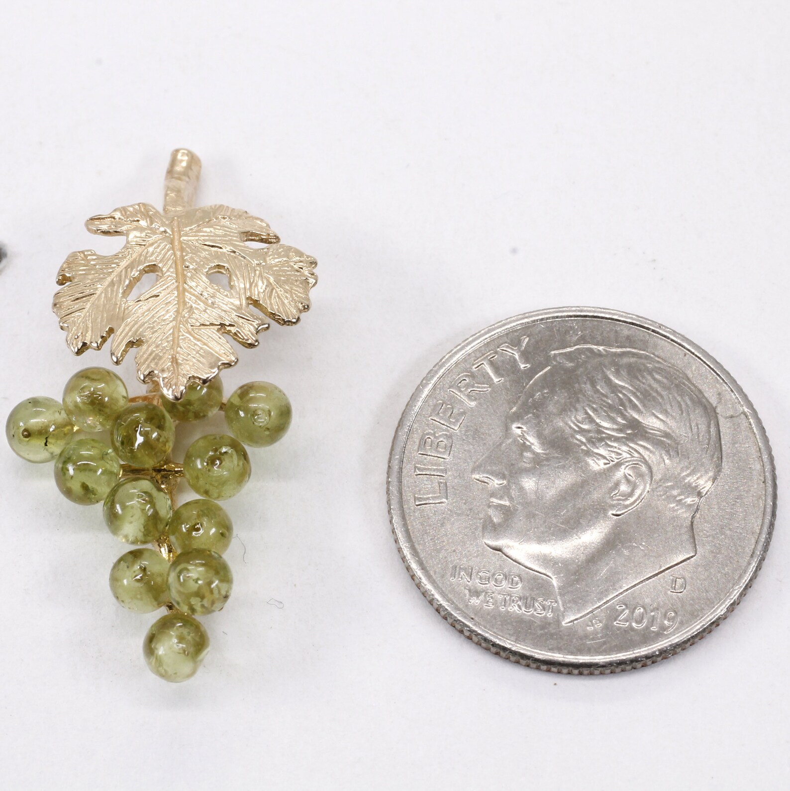 Grape Cluster Lapel Pin for man or woman made in 14kt gold | Etsy
