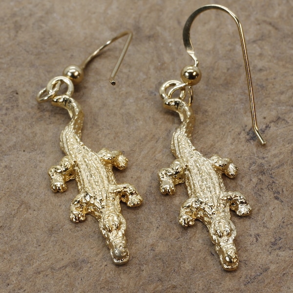 Crocodile Earrings - Etsy