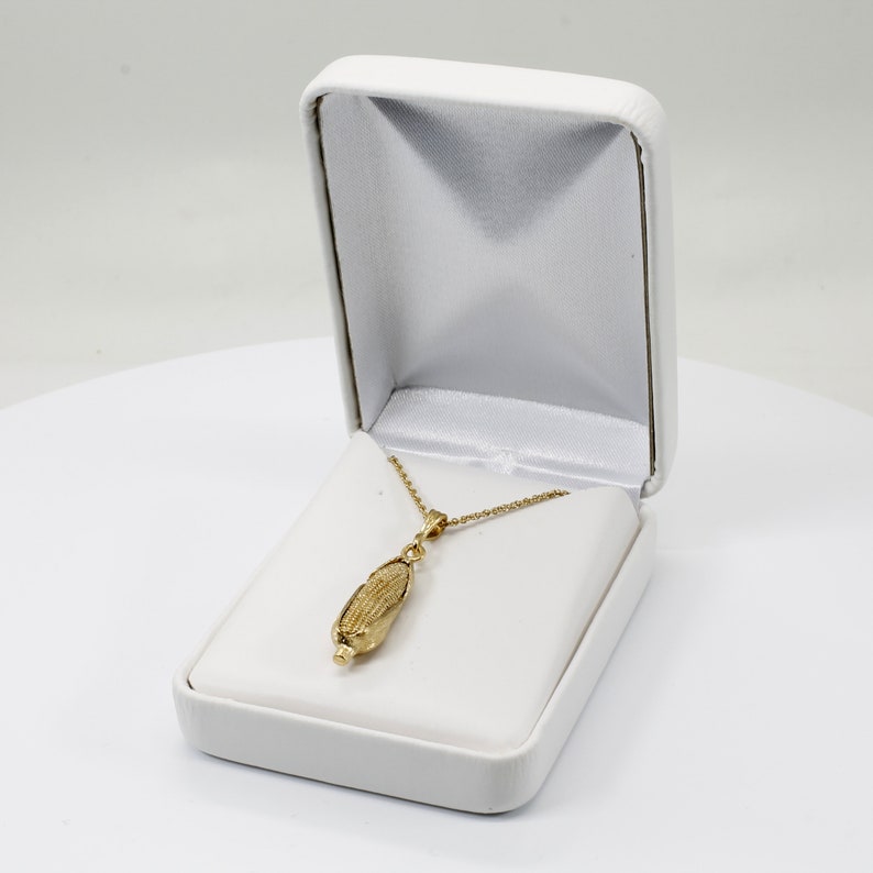 Large 14kt Gold Vermeil Corn Necklace Unique Corn Farmer Gold - Etsy