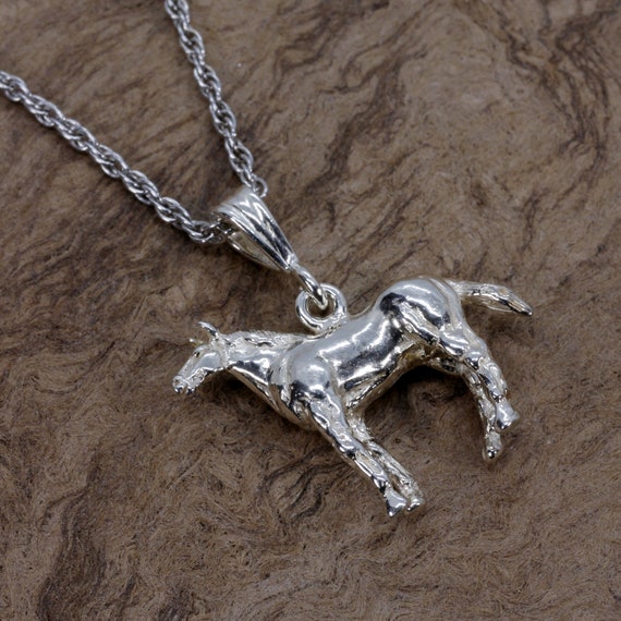 Horse Necklace Quarter Horse Necklace for Her Gift for Horse Lover Quarter Horse Jewelry horse Lover Gift Gift for Barrel Racer Etsy