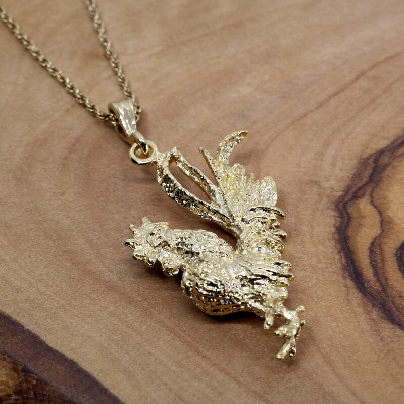 Rooster Pendant - Etsy
