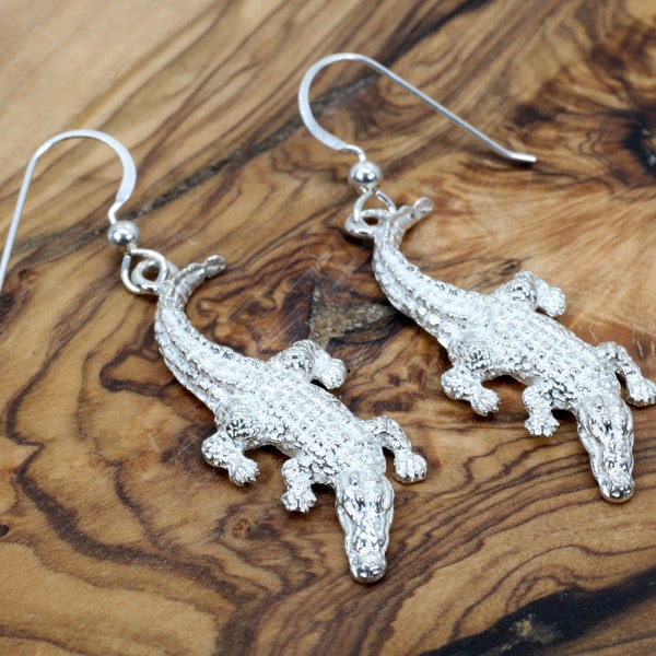 Crocodile Earrings - Etsy