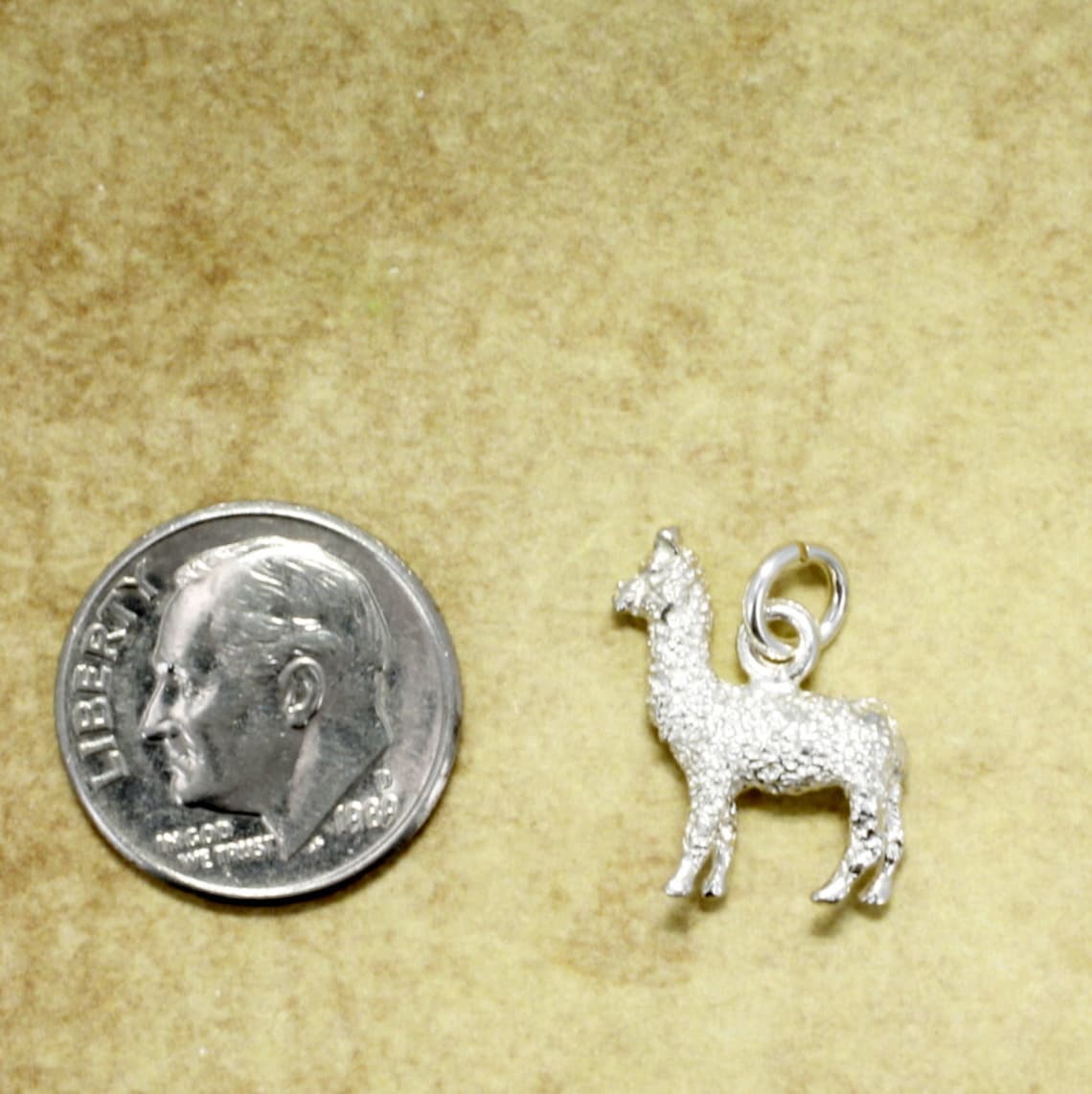 Alpaca Charm 925 Sterling Silver Huacaya Alpaca Charm Gift | Etsy