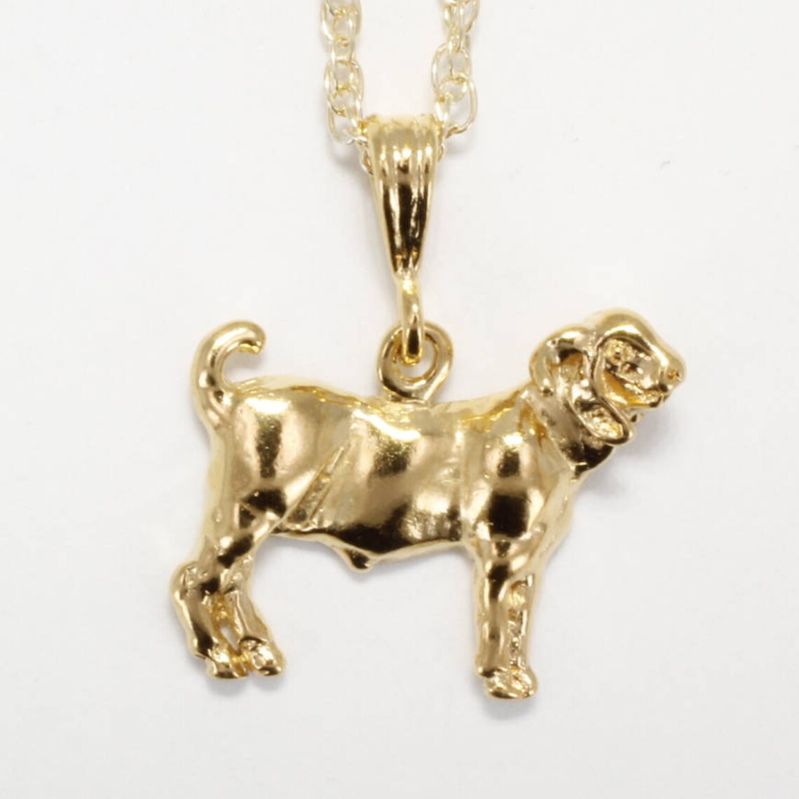 Boer Goat Necklace for her 14kt Gold Vermeil Champion Boer | Etsy