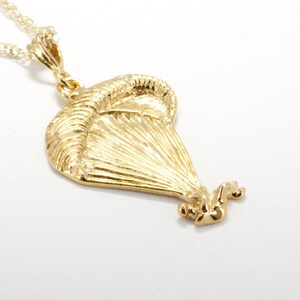 Paraglider Necklace for Her,14kt Gold Vermeil Paraglider Necklace ...