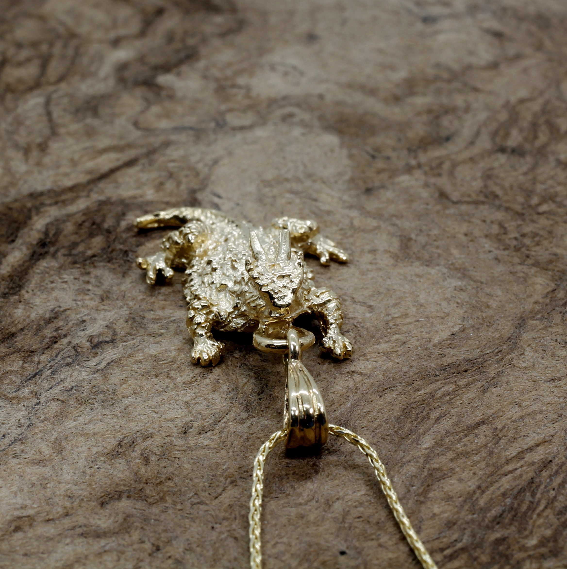 Gold Horned Toad Necklace Gold Horned Toad Lizard Necklace - Etsy