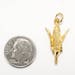 14kt Gold Vermeil Corn Charm With Husks Spread Open for Bracelet ...