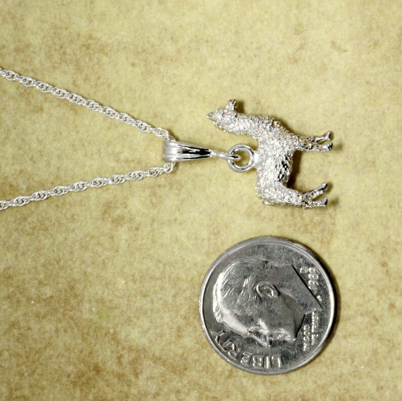 Silver Alpaca Necklace for Her Solid 925 Sterling Silver - Etsy