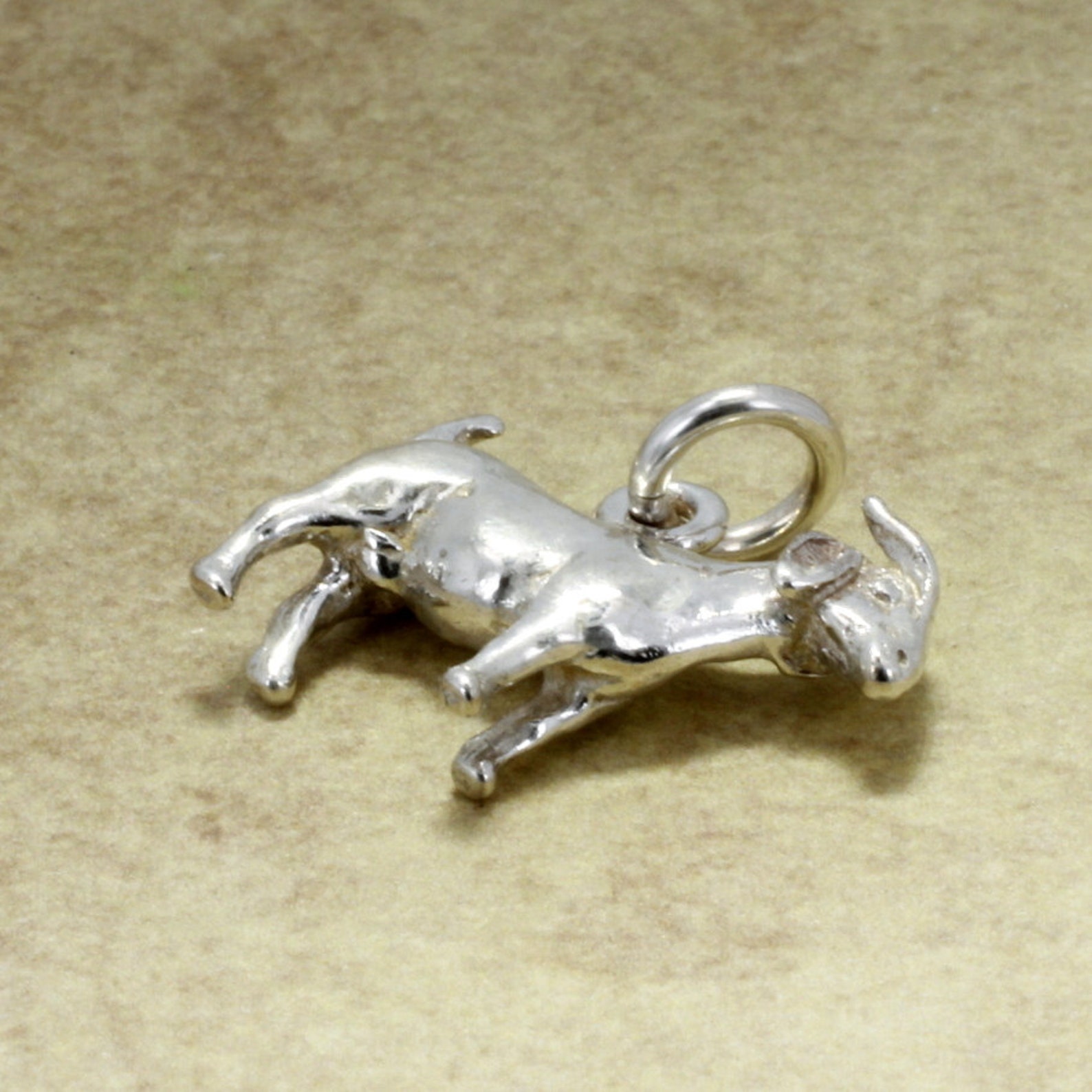 Silver Goat Charm for Her 925 Sterling Silver Boer Goat - Etsy