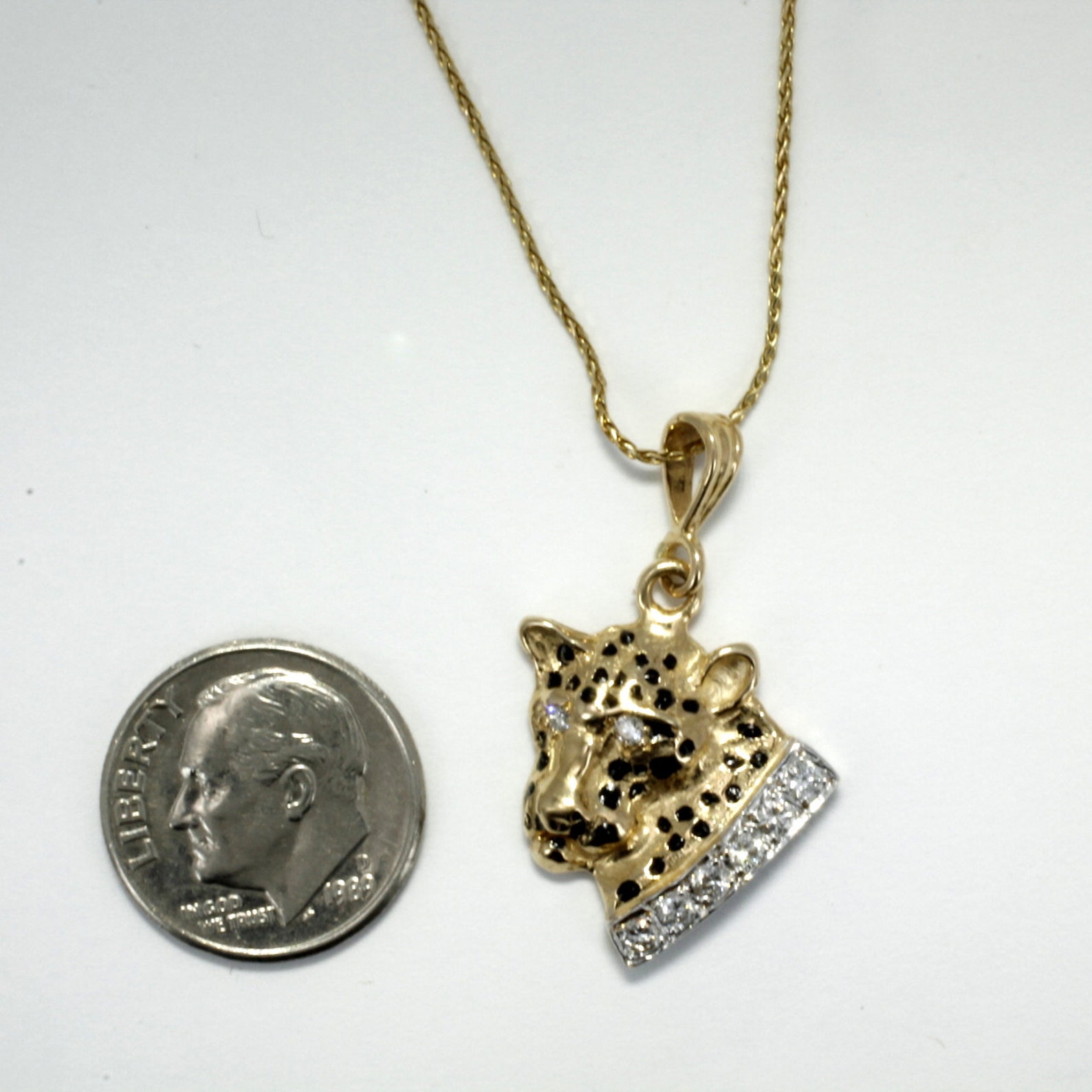 Jaguars Jewelry 14kt Gold Jaguar Necklace for Her Big Cat - Etsy