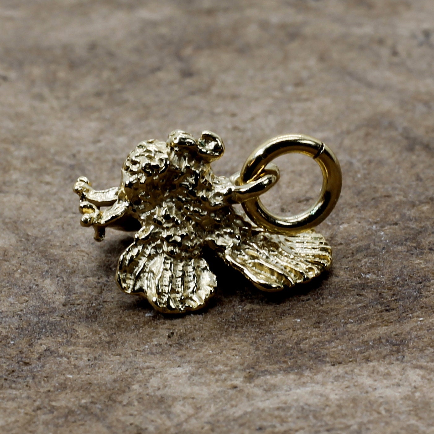 Gold Turkey Charm for Her Charm Bracelet With 3-d 14kt Gold - Etsy