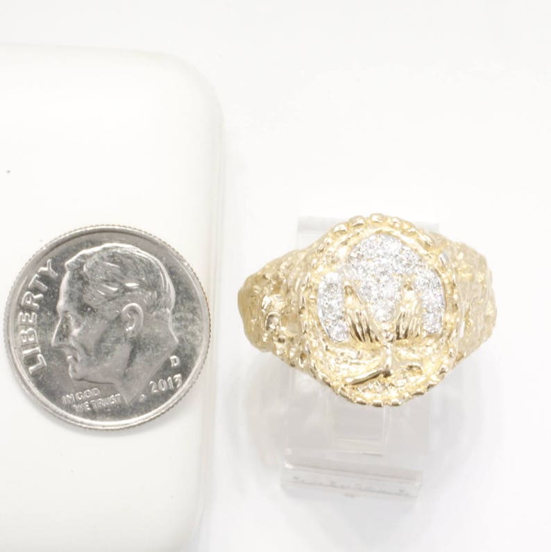 Mans Diamond Cotton Boll Ring Cotton Farming Gift for Him | Etsy