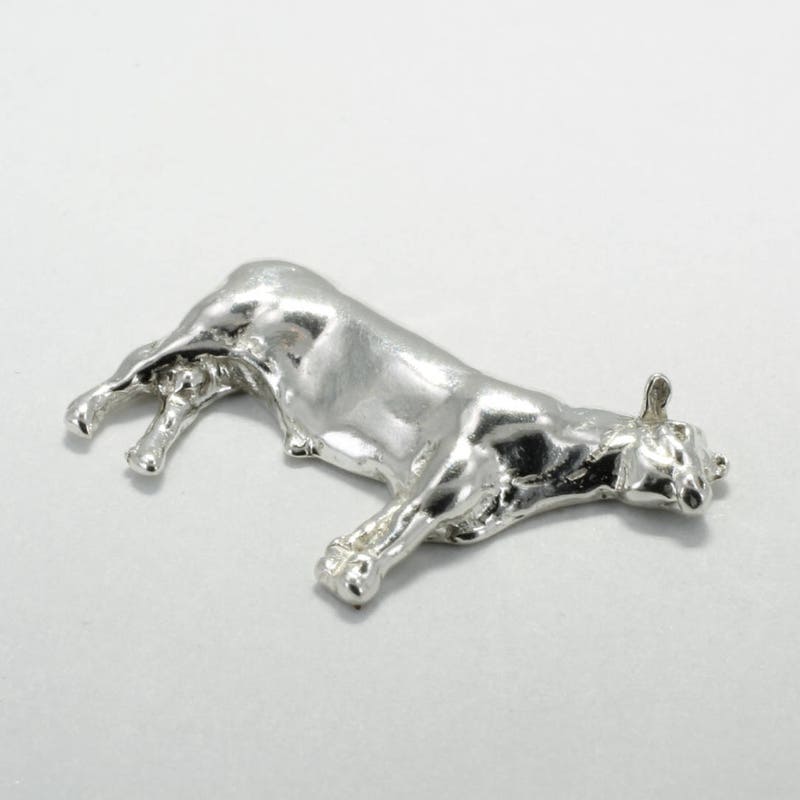 Bull Lapel Pin - Etsy