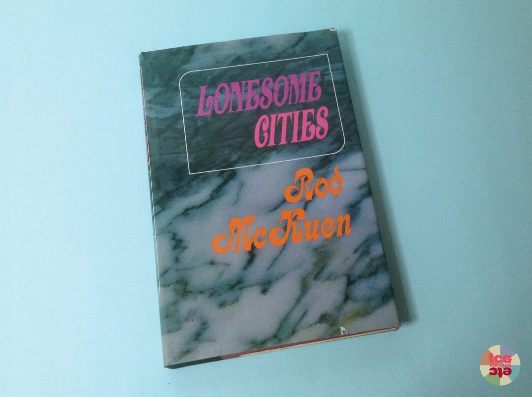 1968 Lonesome Cities Rod Mckuen Love Poems Ode to Cities - Etsy