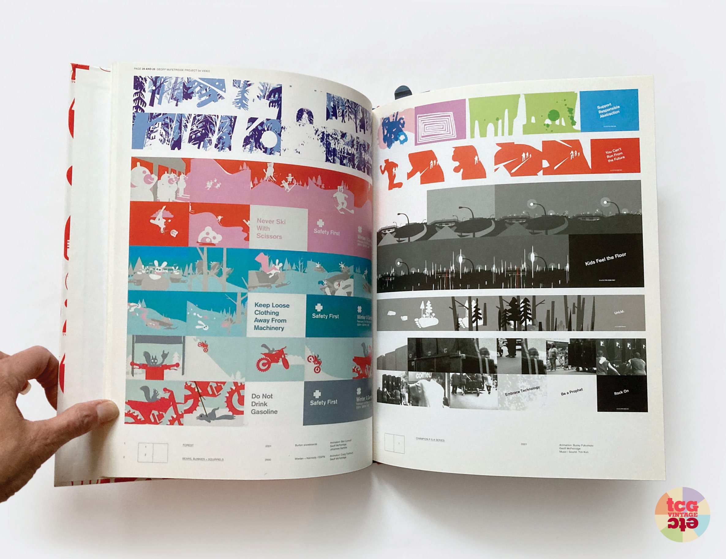 Vintage Geoff Mcfetridge Monograph, Designer, Gas Book 03, Graphic ...