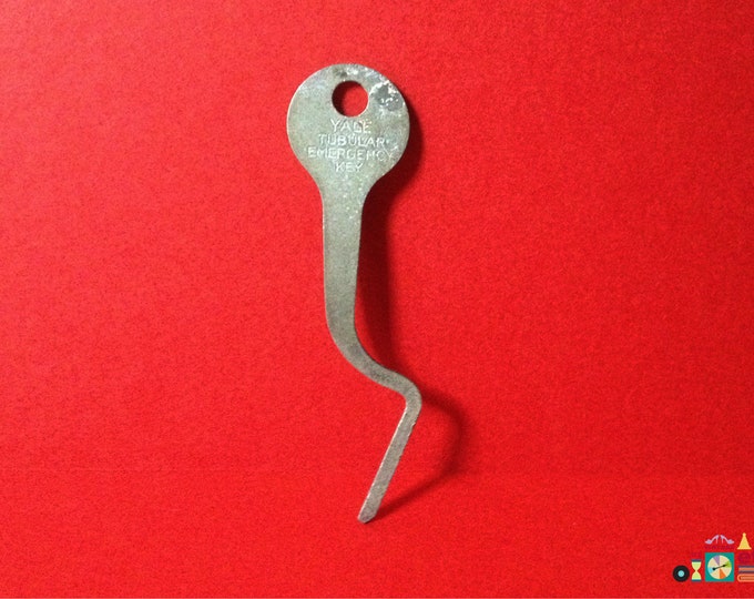 1930s Rustic Key, Yale Tubular Emergency Key, Antique Key, Industrial ...