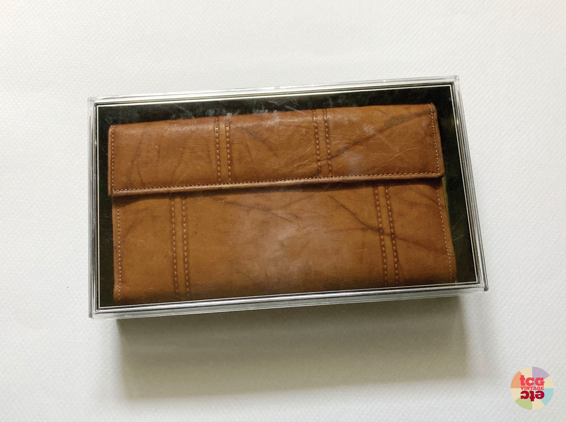Vintage 1970s Di Lido Cowhide Leather Wallet: Coin Purse Billfold in ...