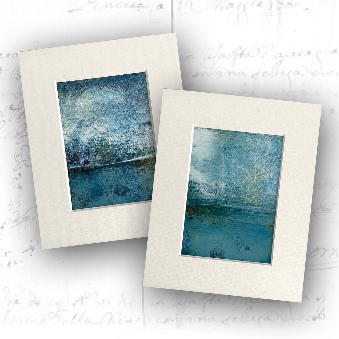 Small Paintings of Abstract Seascape, Unframed Seascape Paintings ...