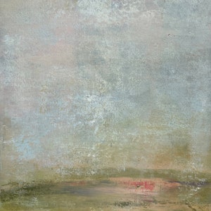 Abstract Painting Landscape Painting in Cold Wax and Oil, Unframed ...