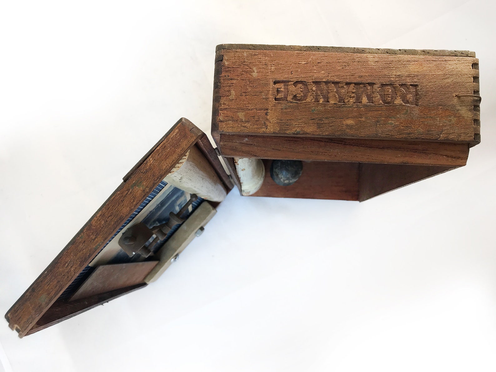 Cigar Box Clock Assemblage Clock Assemblage With - Etsy