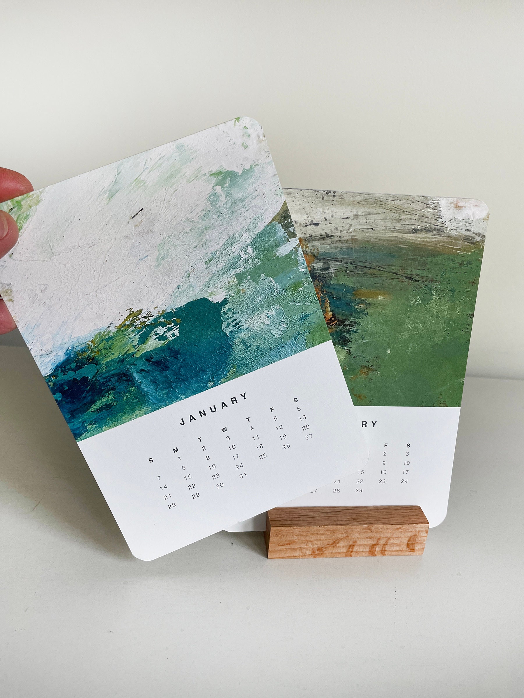 Art Calendars for 2024, Abstract Landscape Calendars, Desk Calendars ...