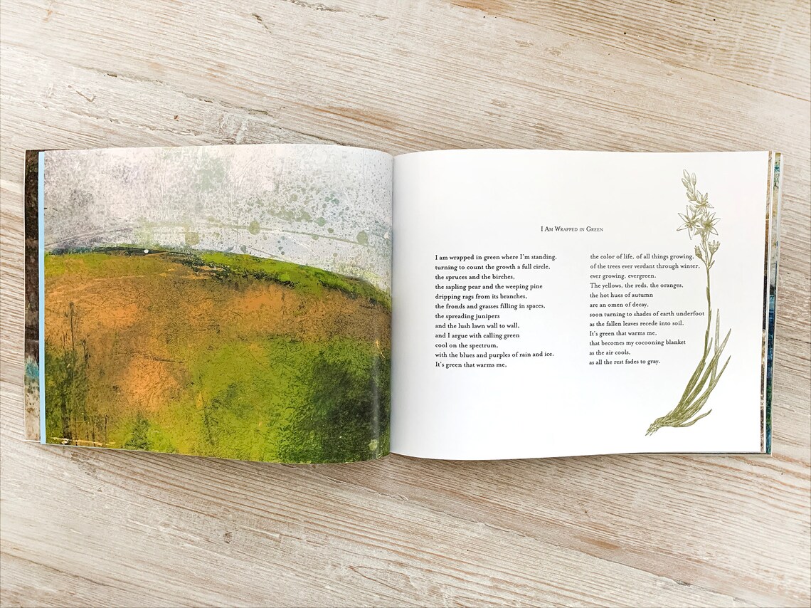 There is Poetry in Nature Art Book Self-published Art and - Etsy