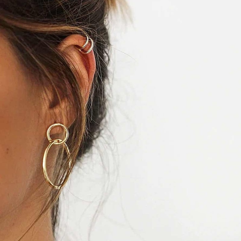 Double Hoop Earrings - Etsy