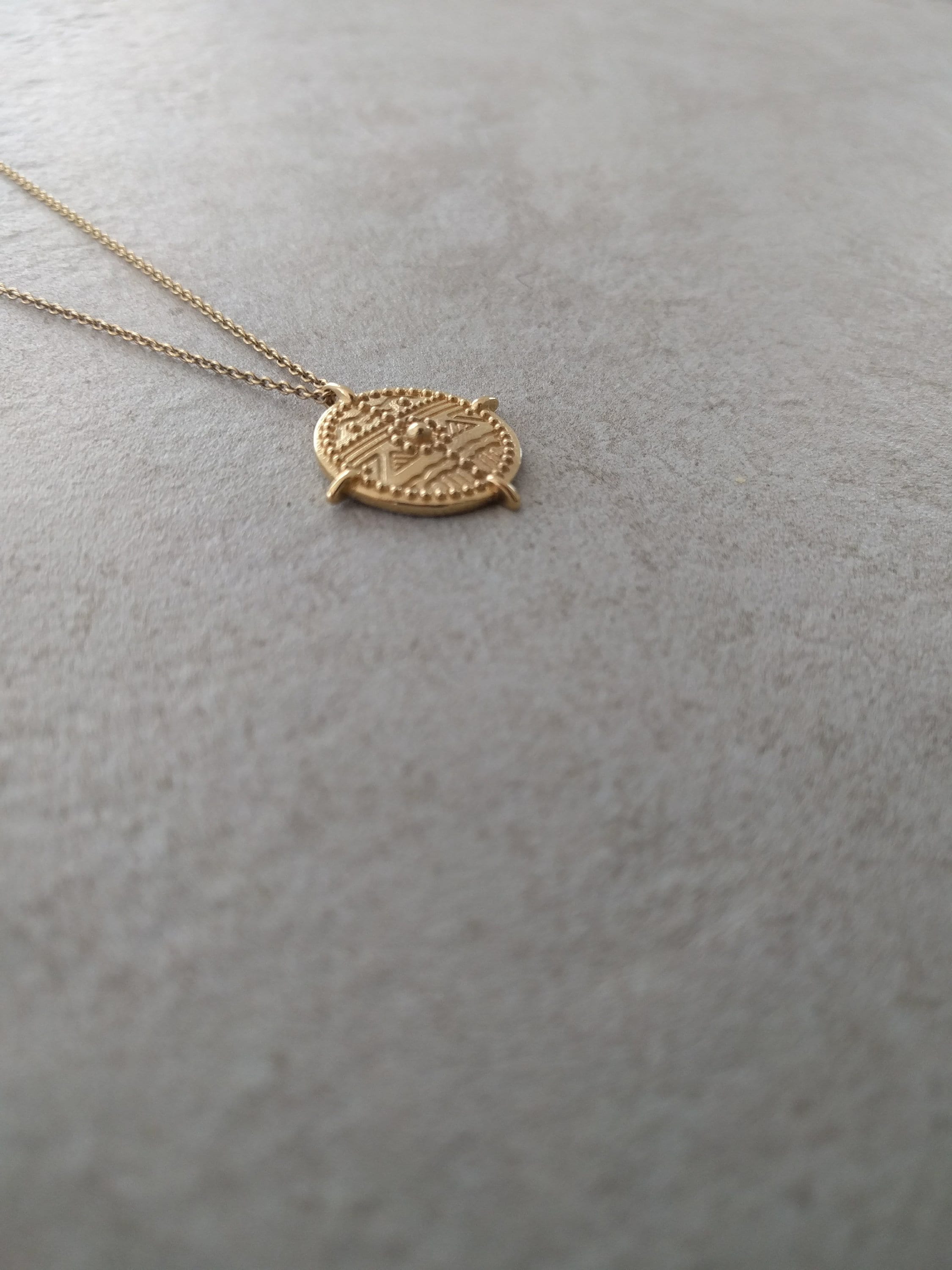 Set of 3 Necklaces Coin Necklace Vintage Necklaces Minimal | Etsy