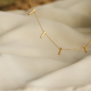 Stunning Mini Multi Bar Necklace With Five Bar in Sterling - Etsy