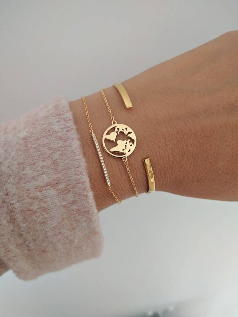 Dainty Open Bangle Oval Shape and Very Thin Made of Sterling | Etsy