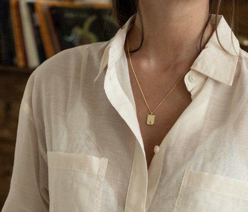 French Locket Love Poem Necklace I Love You More Than - Etsy