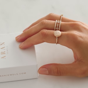 Gold Sun Shape Ring, Beautiful Sun Rays Polished Silver Ring, Cute ...