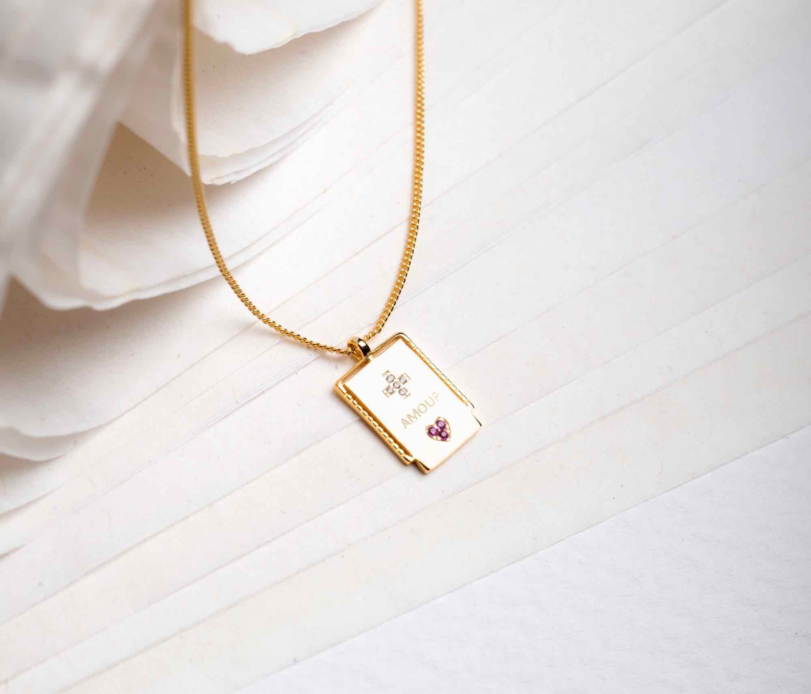 French Locket Love Poem Necklace I Love You More Than - Etsy