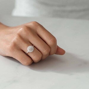 Gold Sun Shape Ring, Beautiful Sun Rays Polished Silver Ring, Cute ...