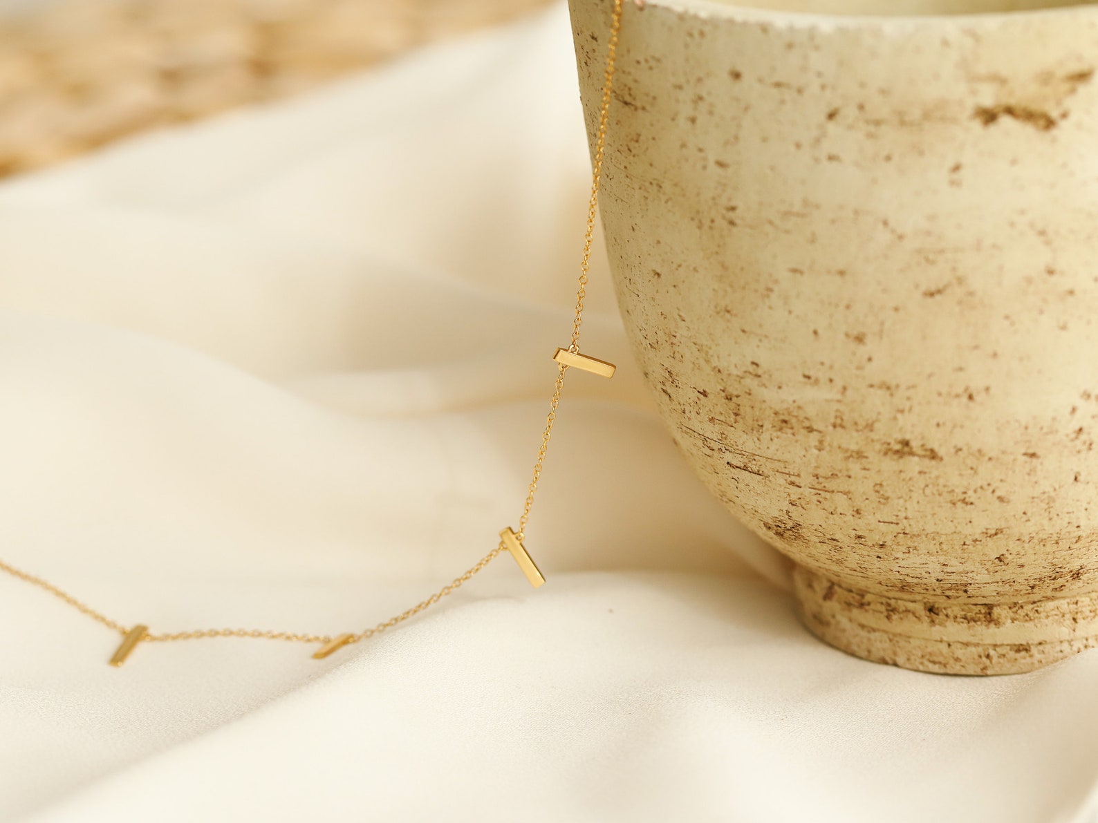 Stunning Mini Multi Bar Necklace With Five Bar in Sterling - Etsy